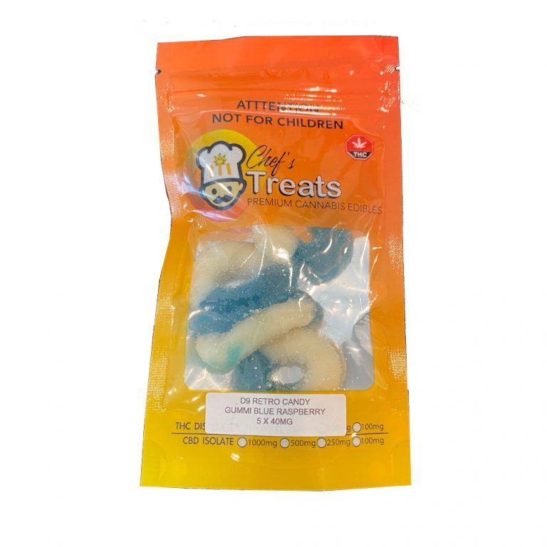 Buy Blue Raspberry Rings (200mg FSE) - Chefs Treat - Togo Weed
